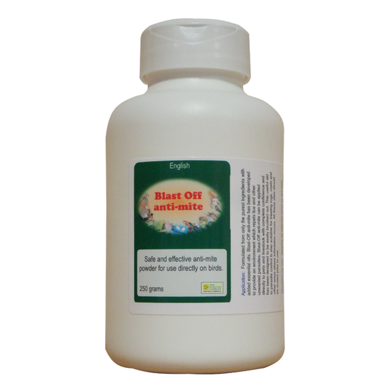 Blast-Off AntiMite - Mite powder for birds and nest boxes - MG Hand ...